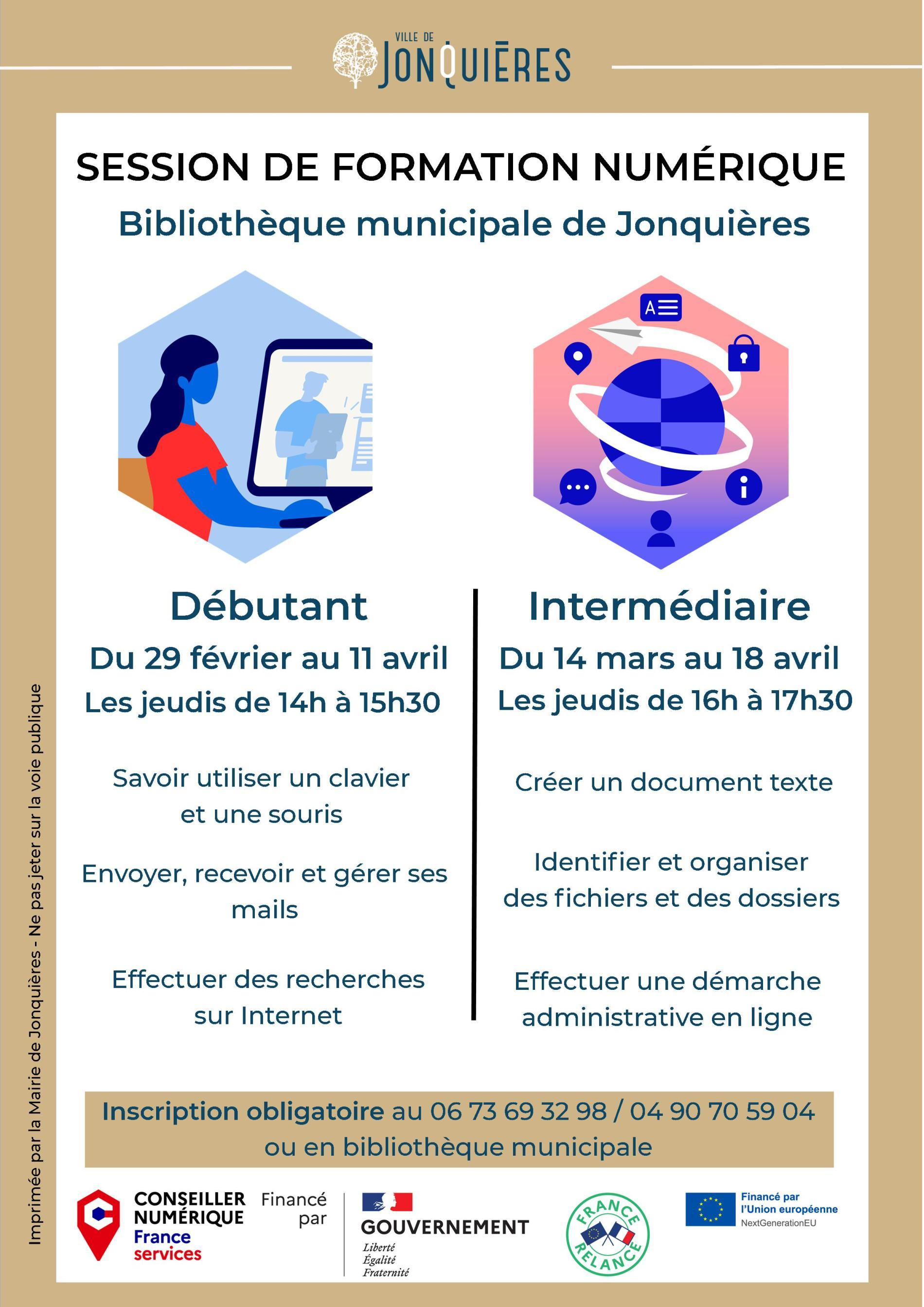 Session de formation numérique